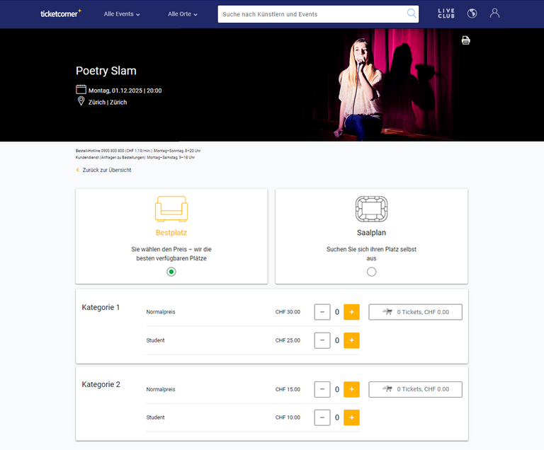 Deine Benefits beim Ticketverkauf mit Ticketcorner.Light
